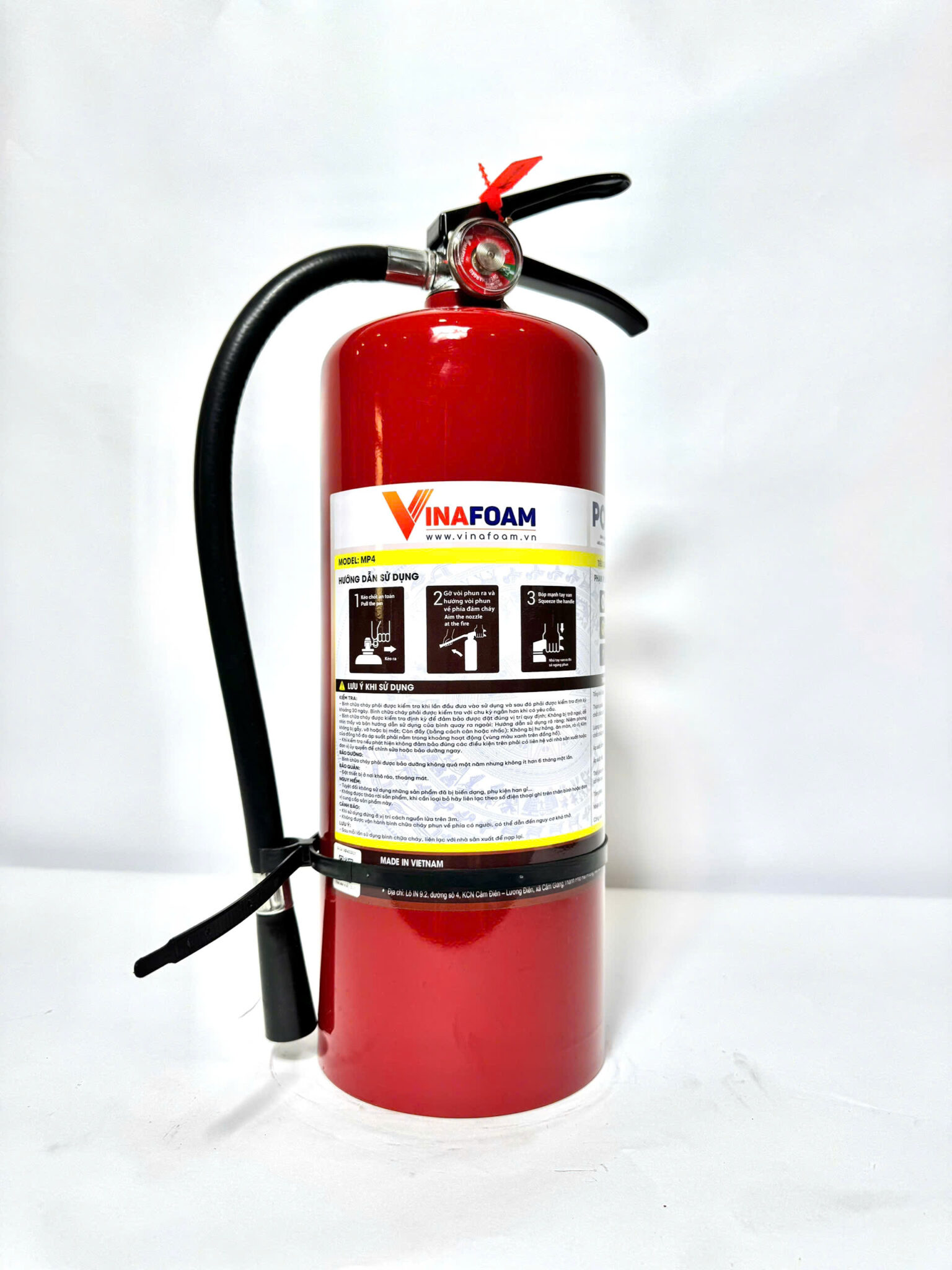 Bình chữa cháy bột ABC 4kg Vinafoam Hotline : 0913.801.891 – 0938.100.114
